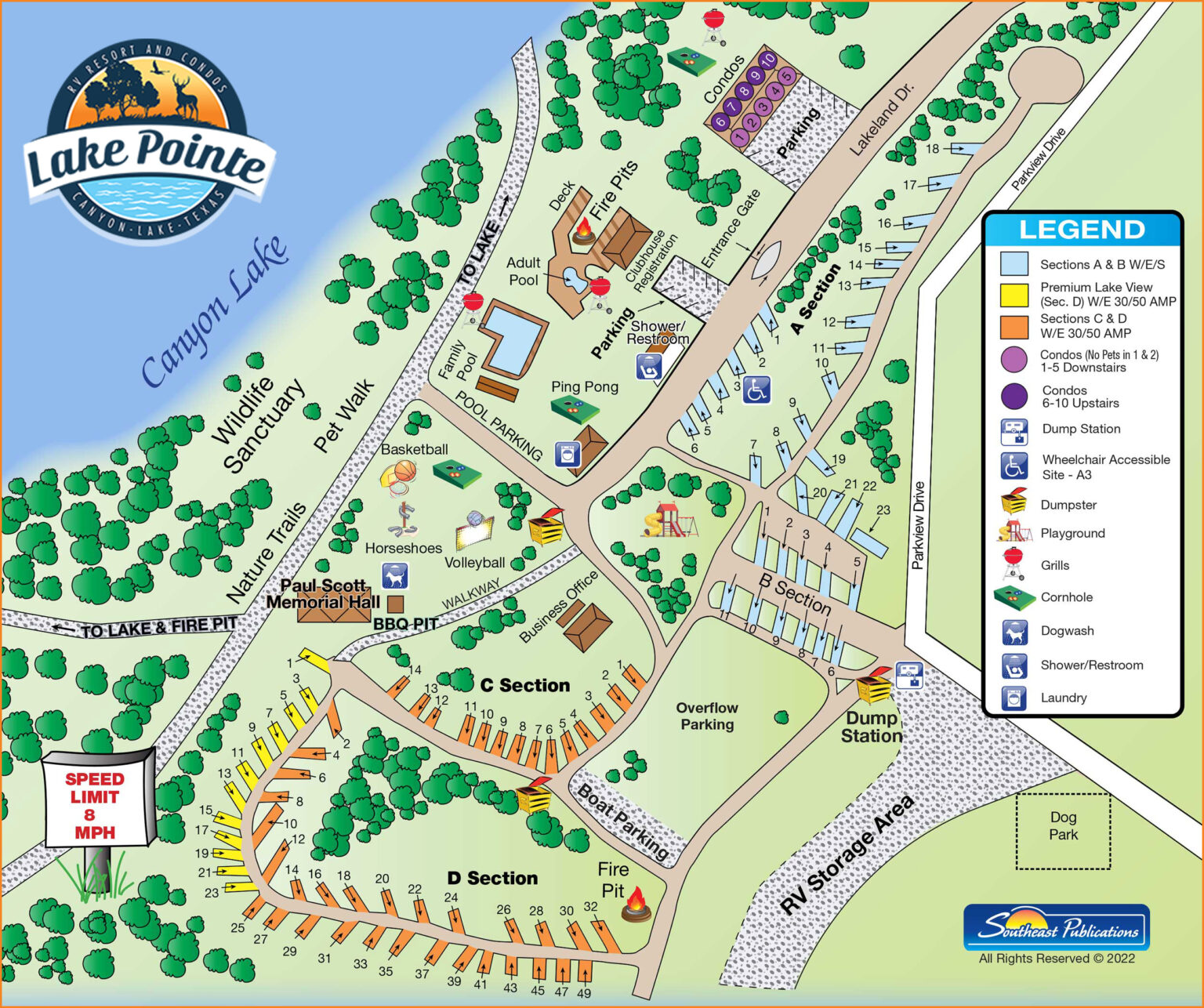 RV Sites - Lake Pointe RV and Condo Resort